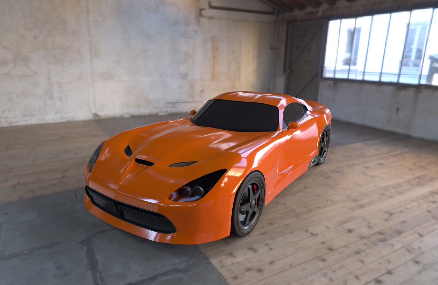 ArtStation - Dodge Viper 3d model