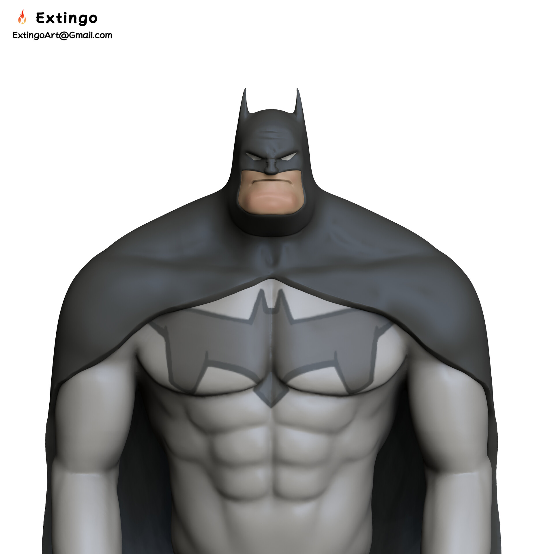ArtStation - Stylized Batman Sculpt