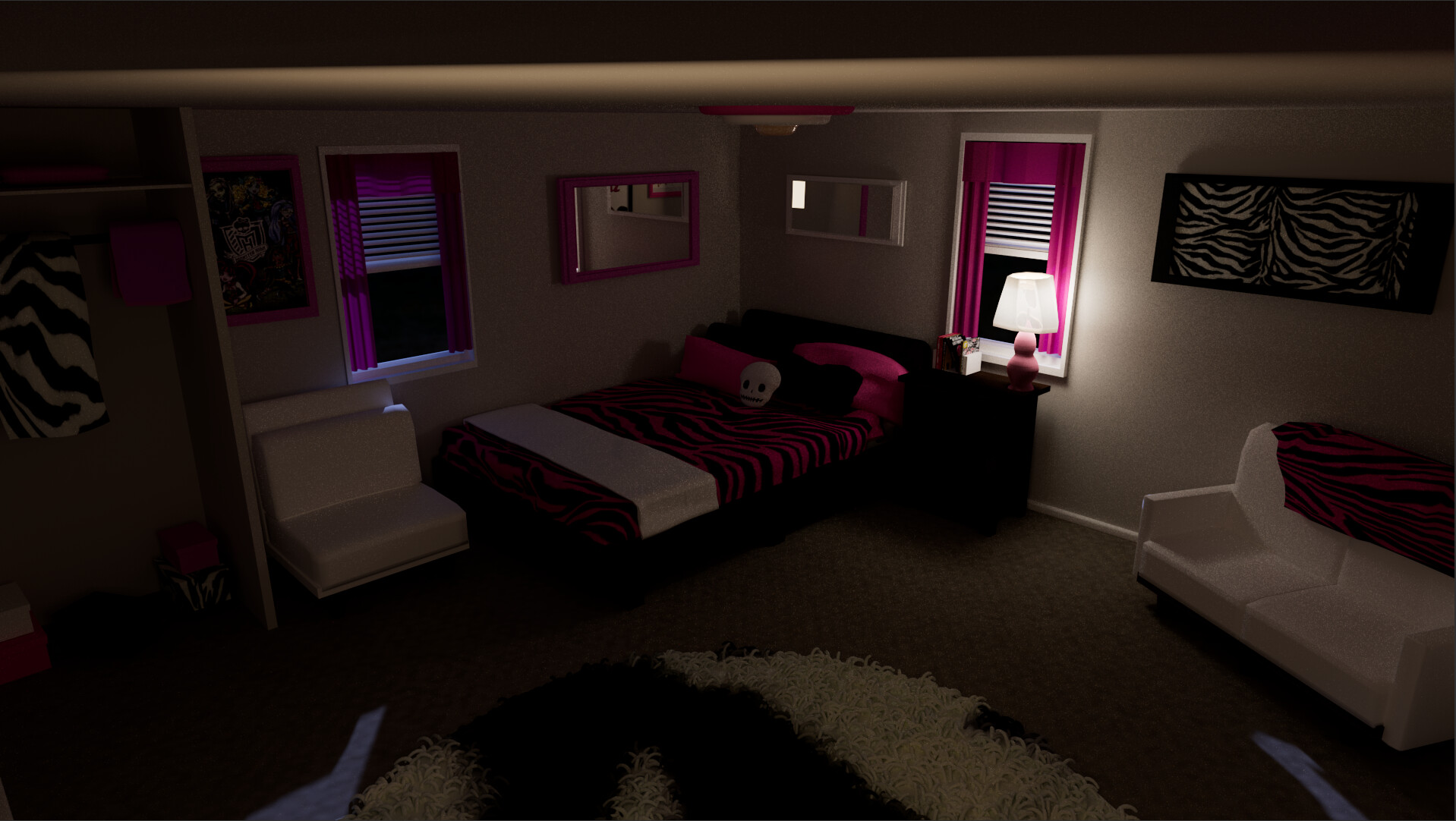 ArtStation - 3D Room Made in Maya