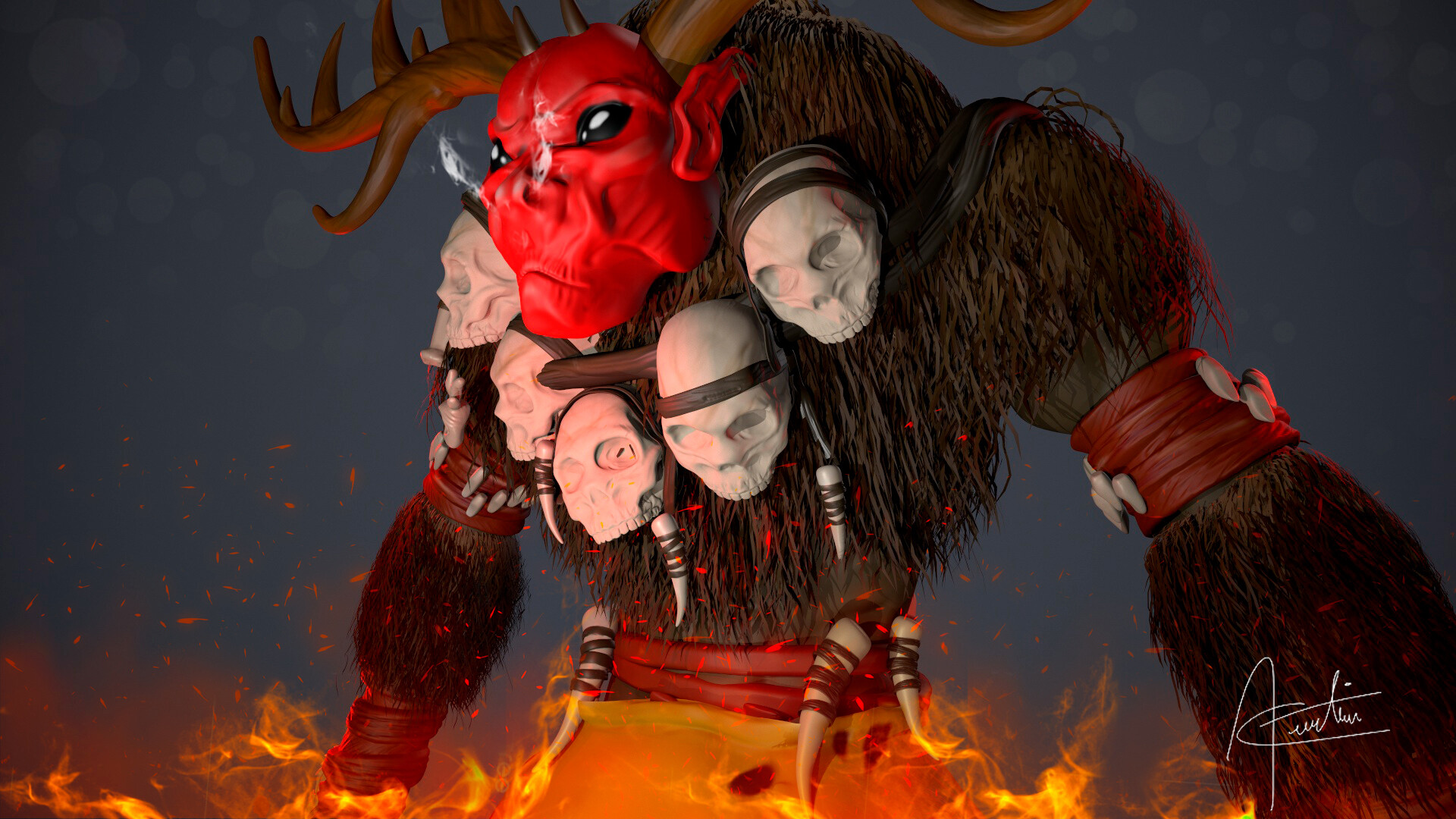 ArtStation - Father Tótem" from the video game: Remnant: From The Ashes