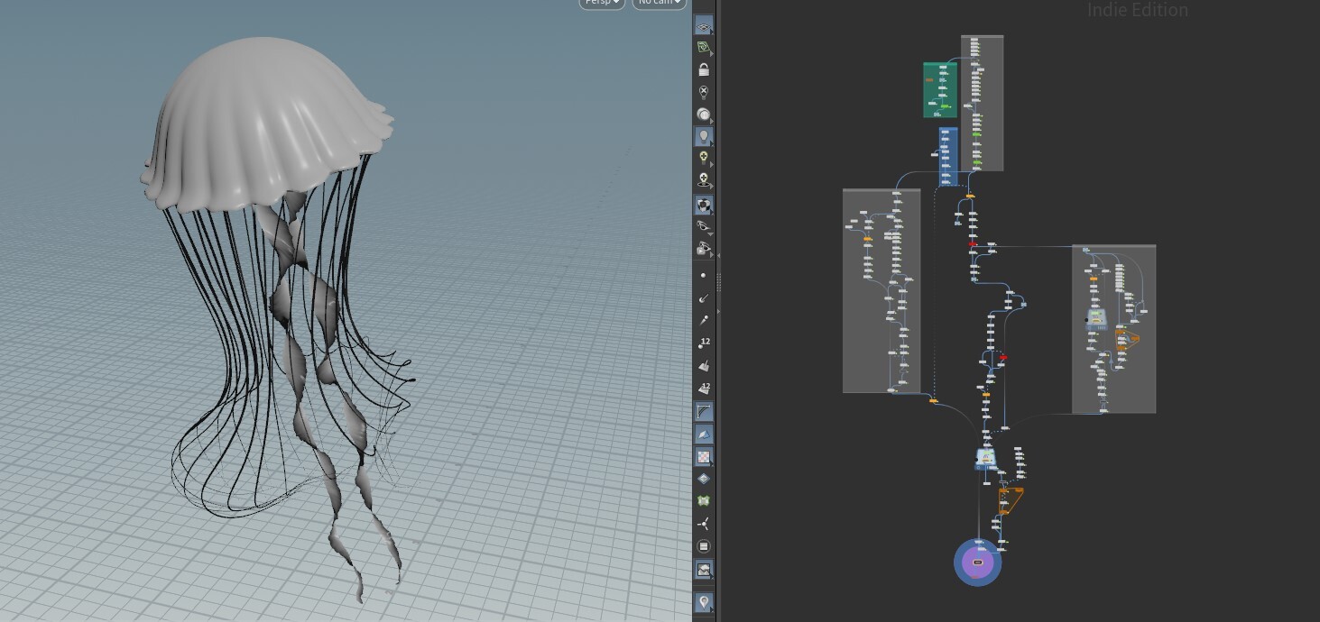 TataMikan - jellyfish (UE5 + Houdini)