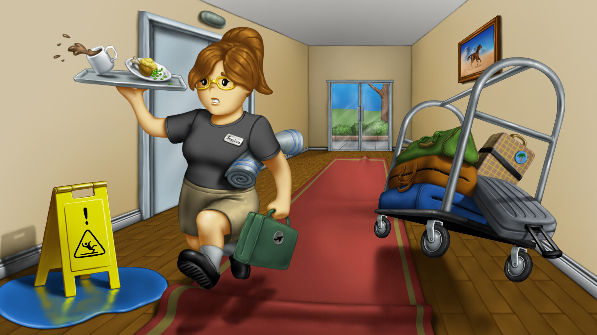 ArtStation - Bellhop - Intro Screen