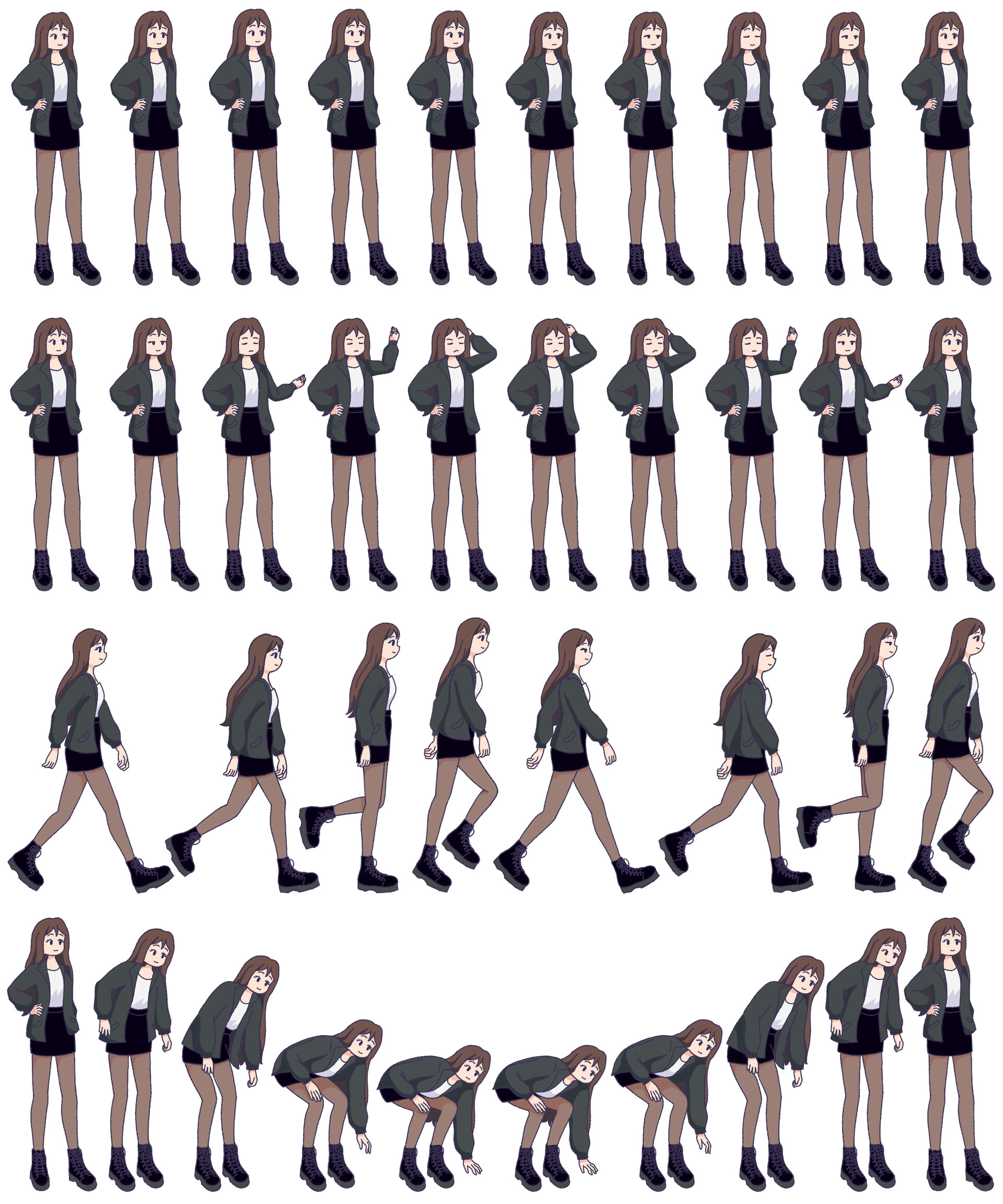 ArtStation - Character Sprites - Irene Song