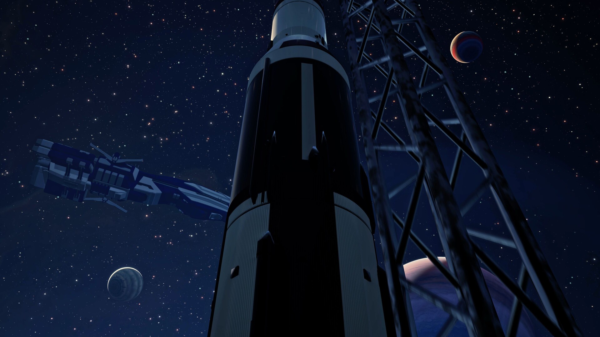 Lehusha Ivan - Mars Mission: Rocket Launch Visualization - but in 8k 60 ...