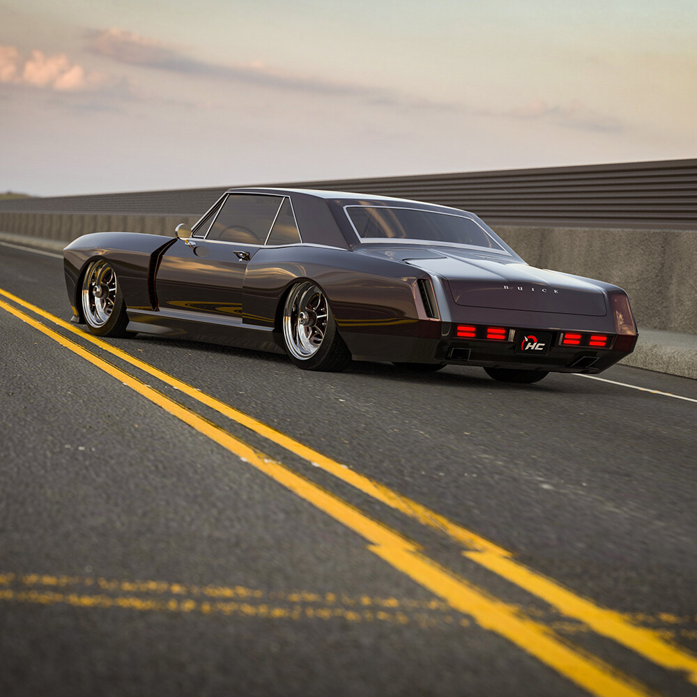 ArtStation - Buick Riviera GS Restomod Widebody