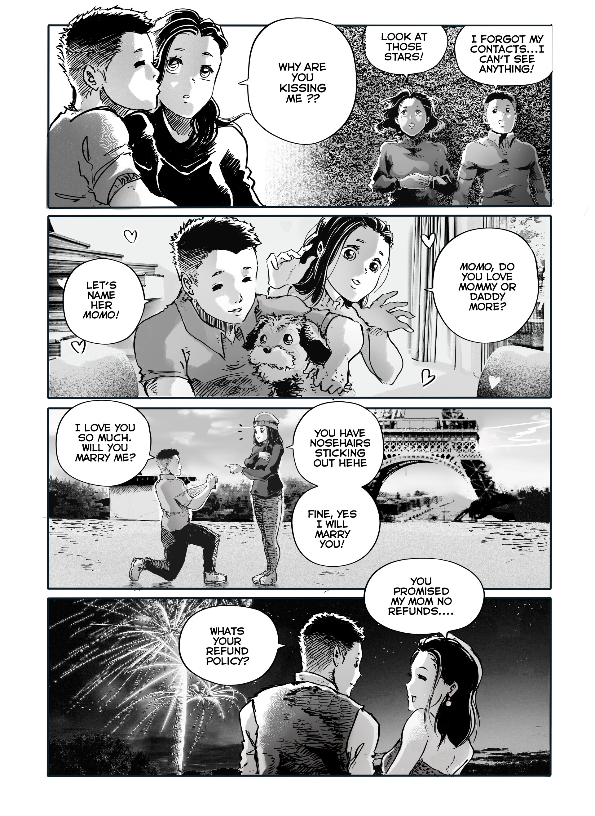 ArtStation - Manga page ( Romance )