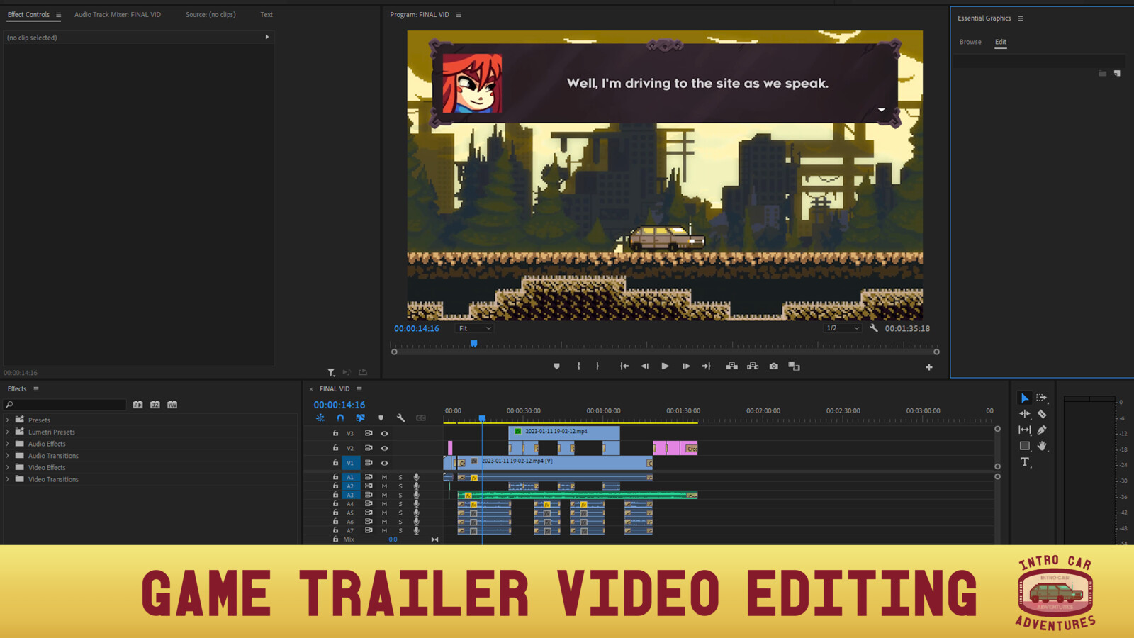 Sebastian Loh - Intro Car Adventures Project