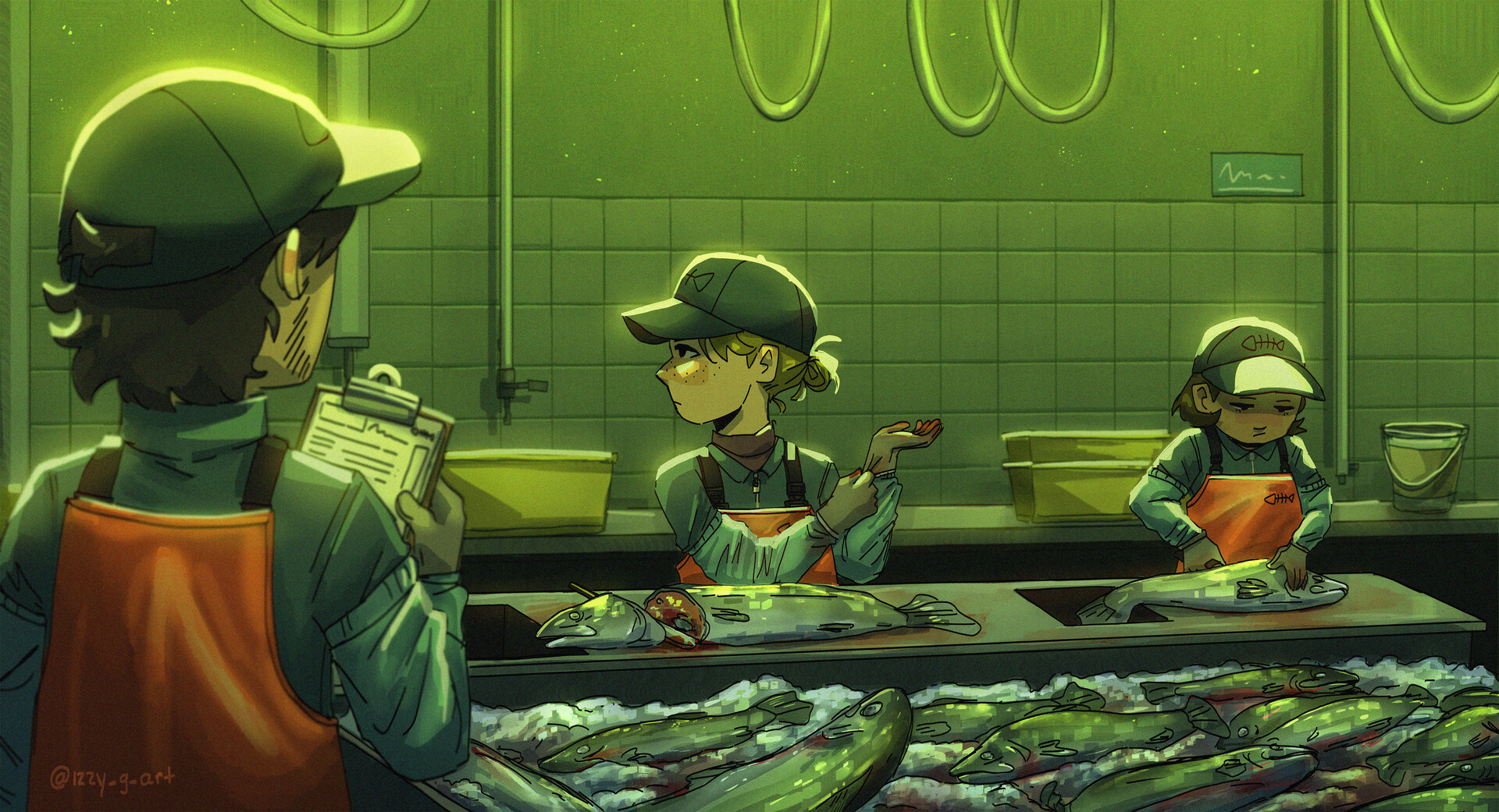 ArtStation - Fish Processing Plant