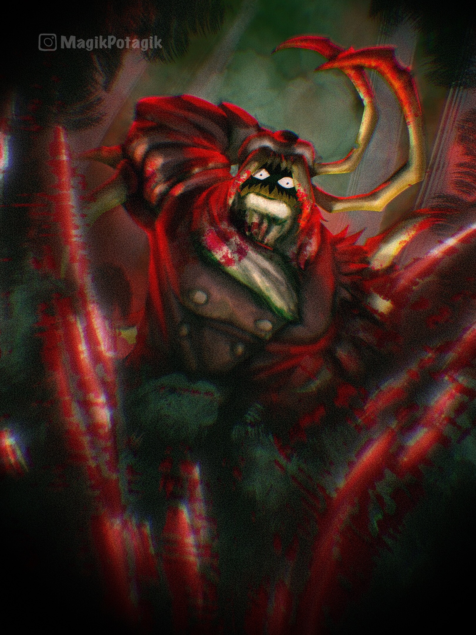 ArtStation - Creatuanary - Undead Smilodon - Slasher