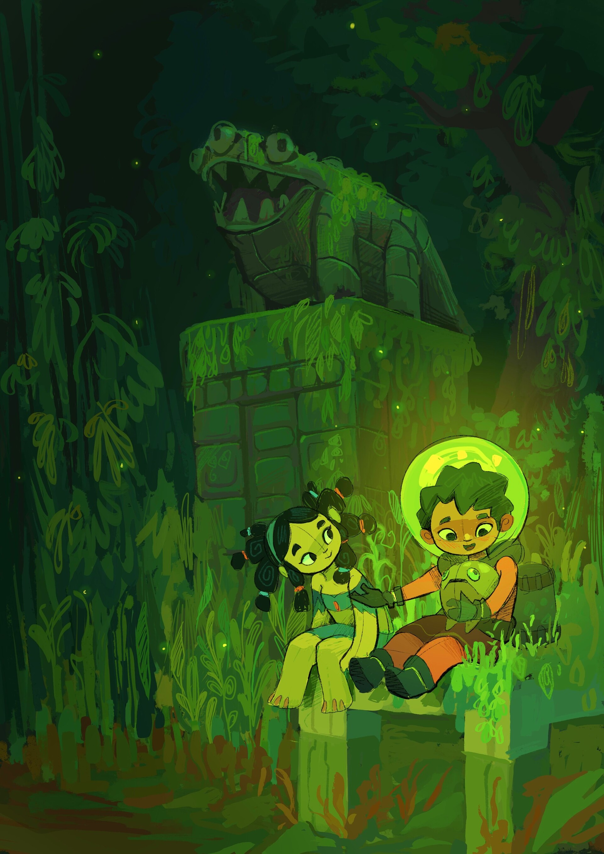 ArtStation - Frog-Boy and Frog-Girl