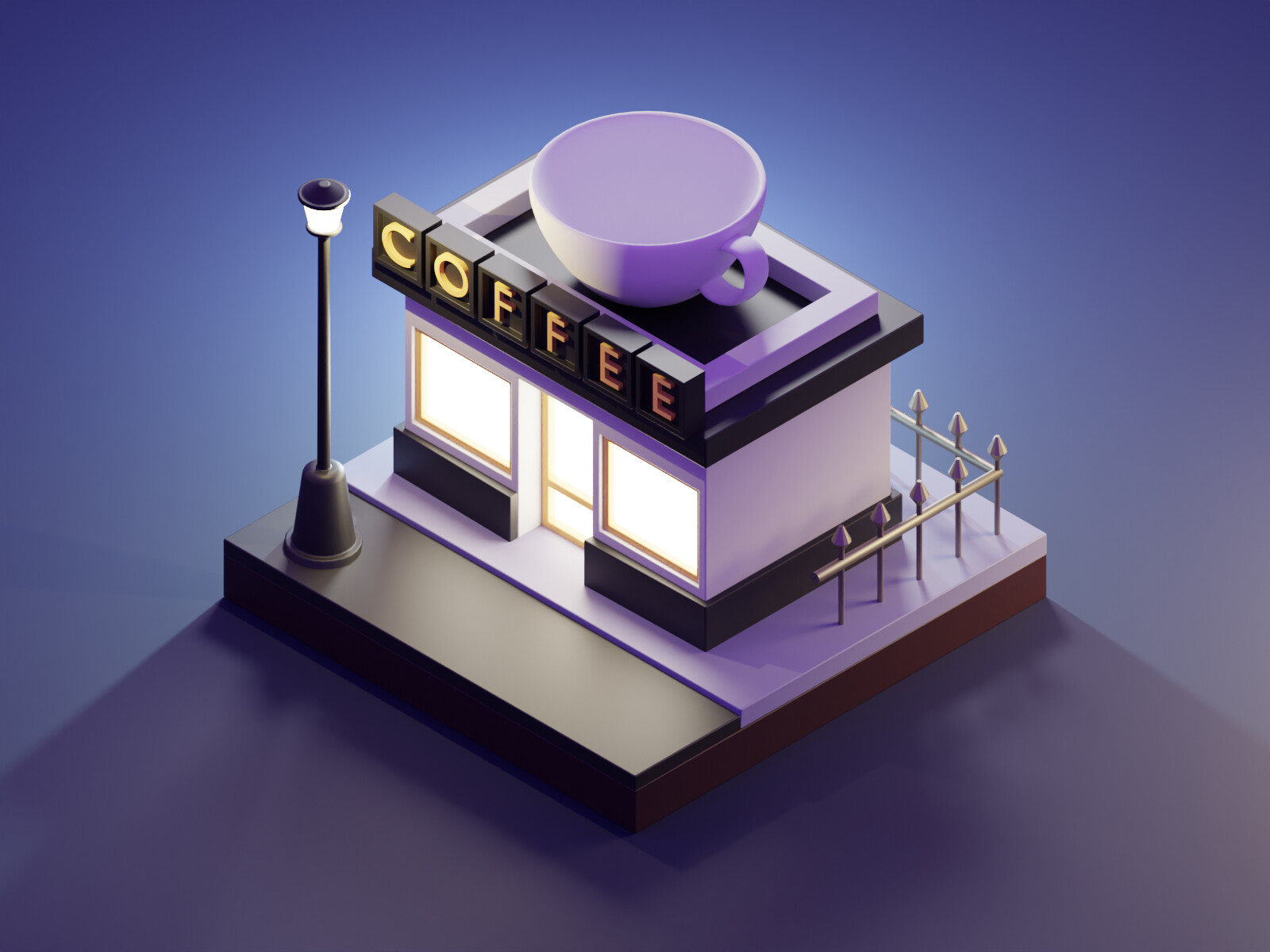 ArtStation - Coffee shop
