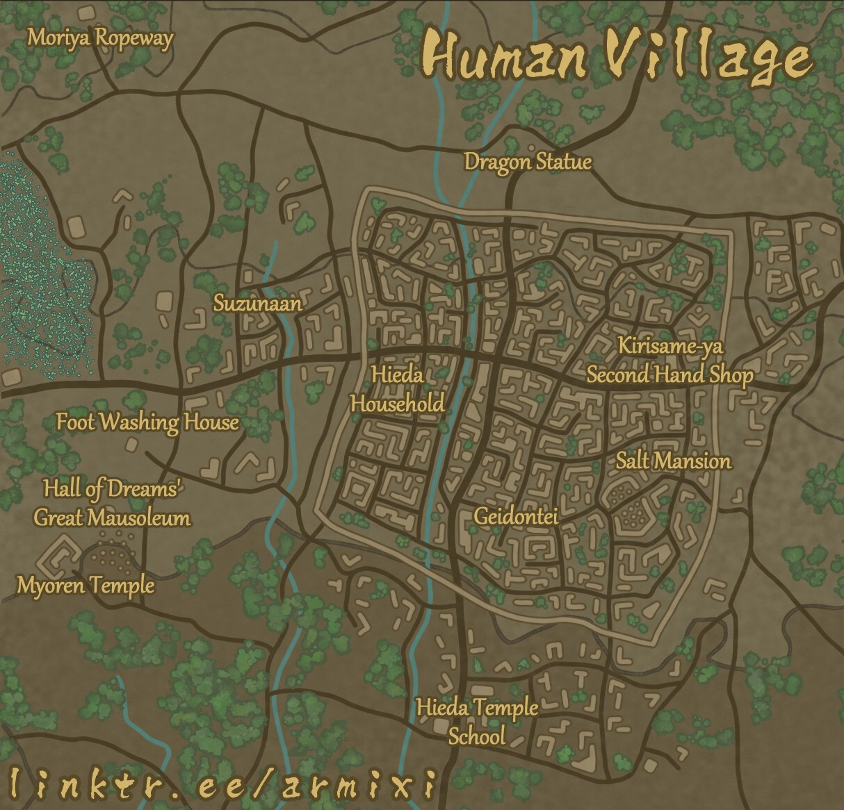 Armixi - Gensokyo's Map