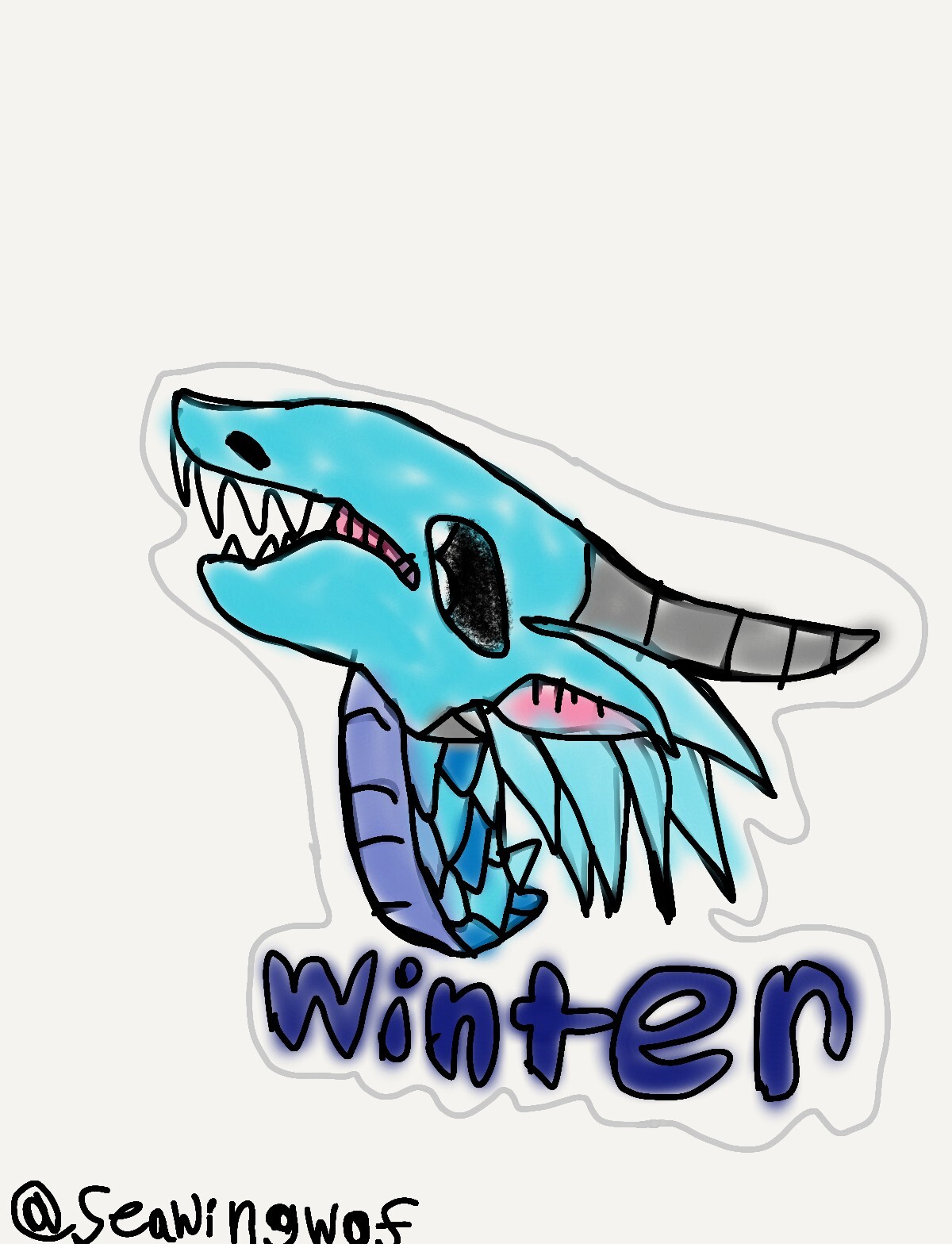 ArtStation - Winter the Icewing sticker
