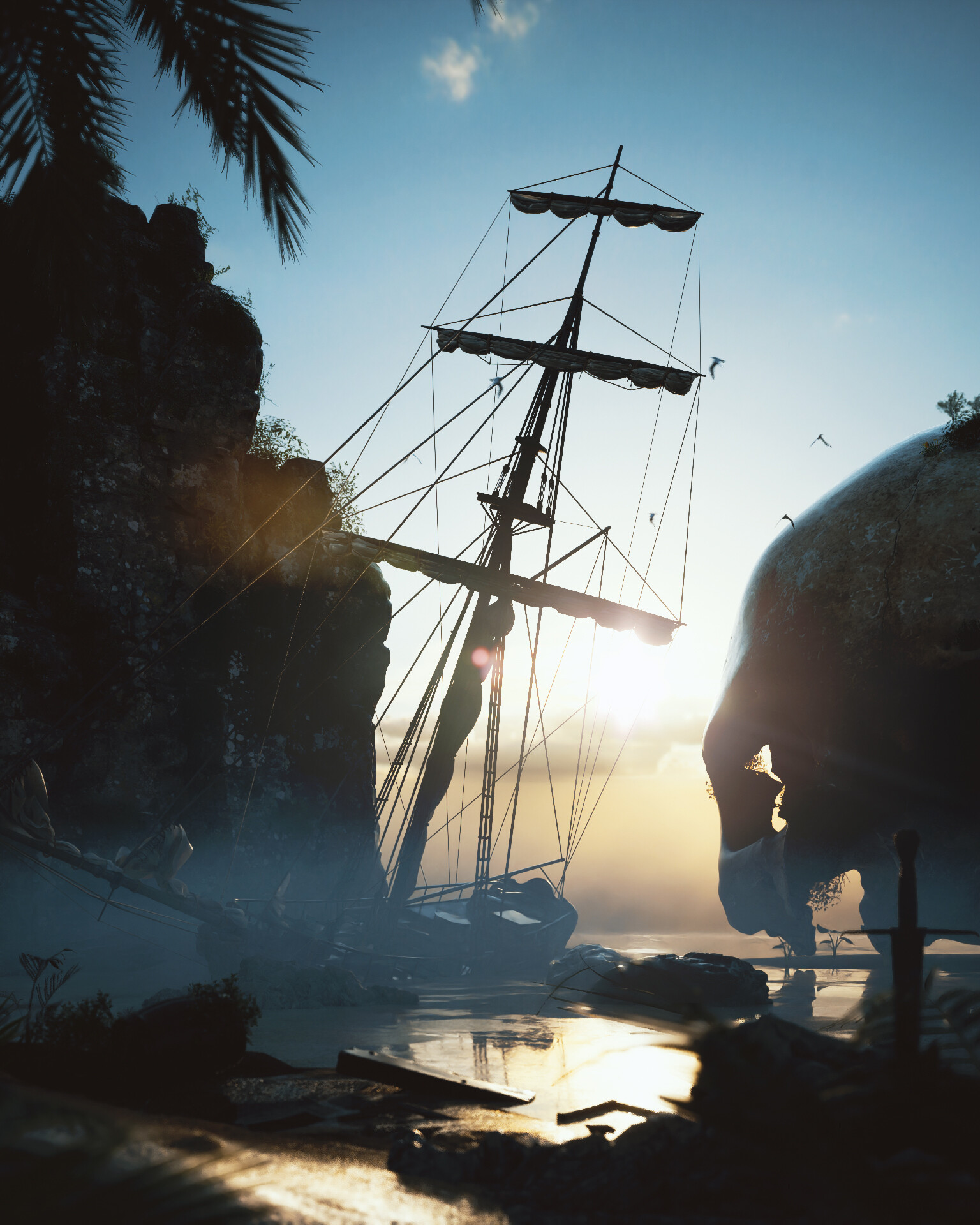 ArtStation - Ghost ship