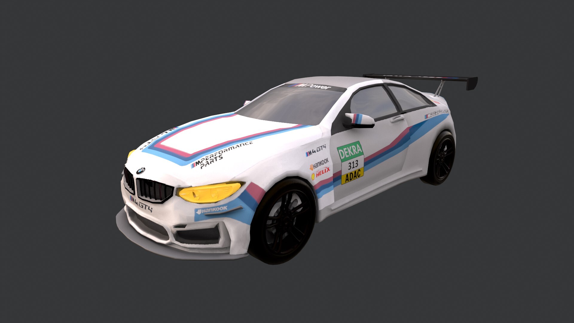 Jeroen Benz - BMW M4 GT4 2014 Low Poly
