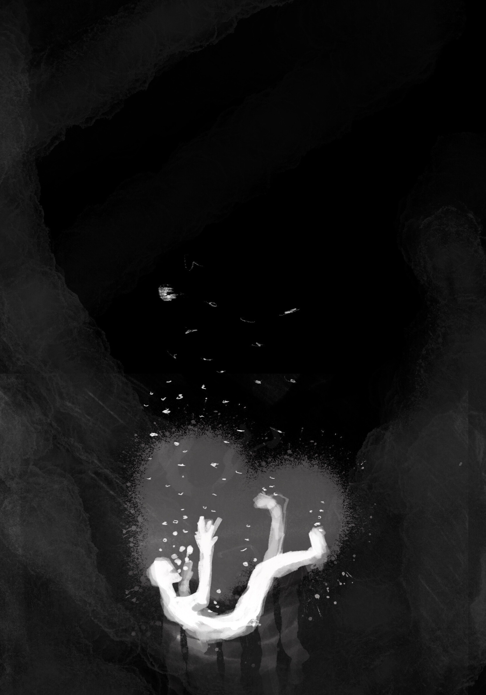 ArtStation - AQUAPHOBIA; Fear of drowning