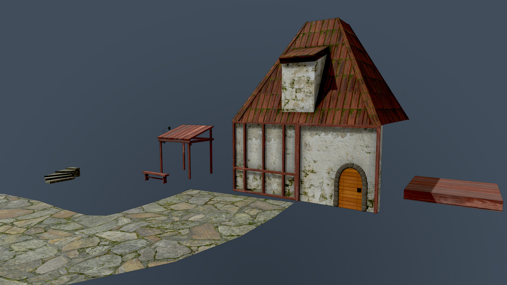 ArtStation - Modular Medieval Props.