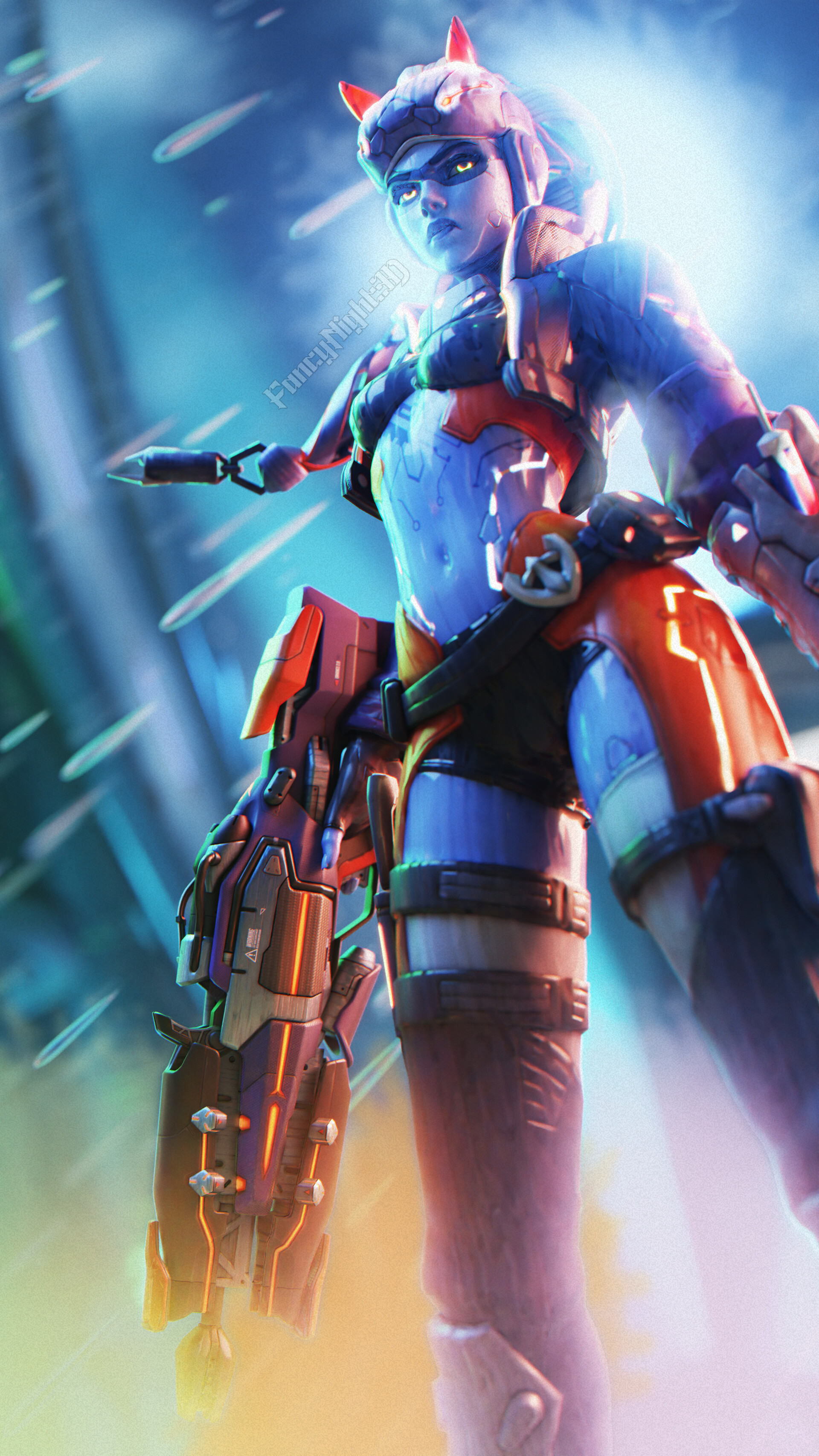 ArtStation - Overwatch - Cyberdevil widowmaker