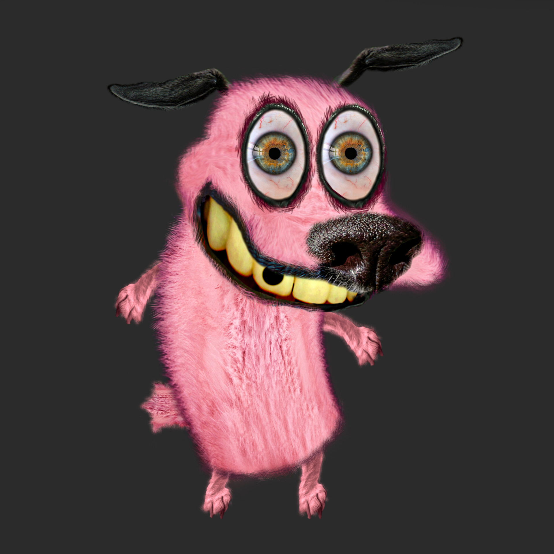 ArtStation - Courage the Cowardly Dog