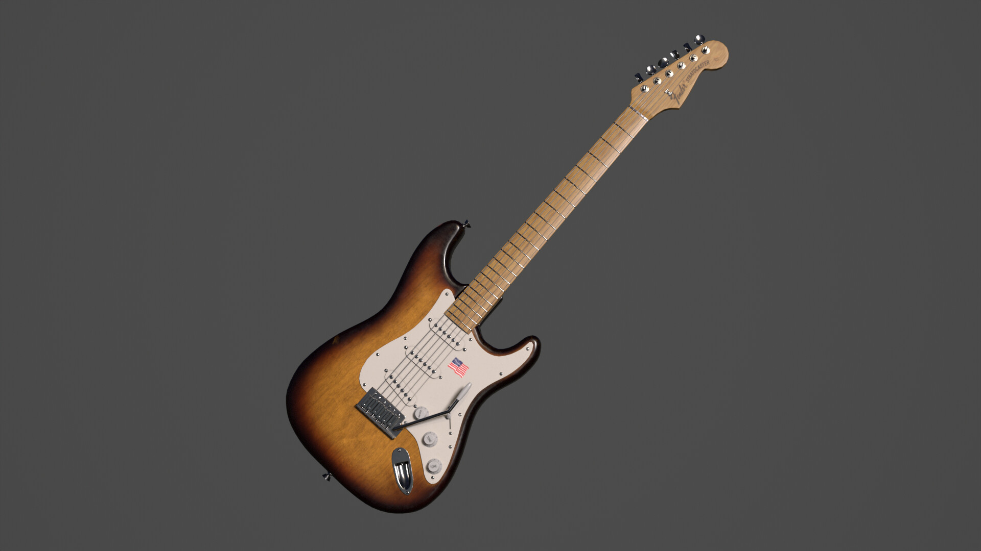ArtStation - Modeling Practice: Guitar