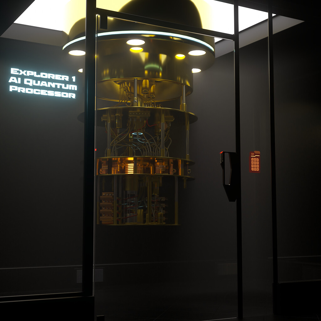 ArtStation - Explorer 1 (Ai Quantum Processor)