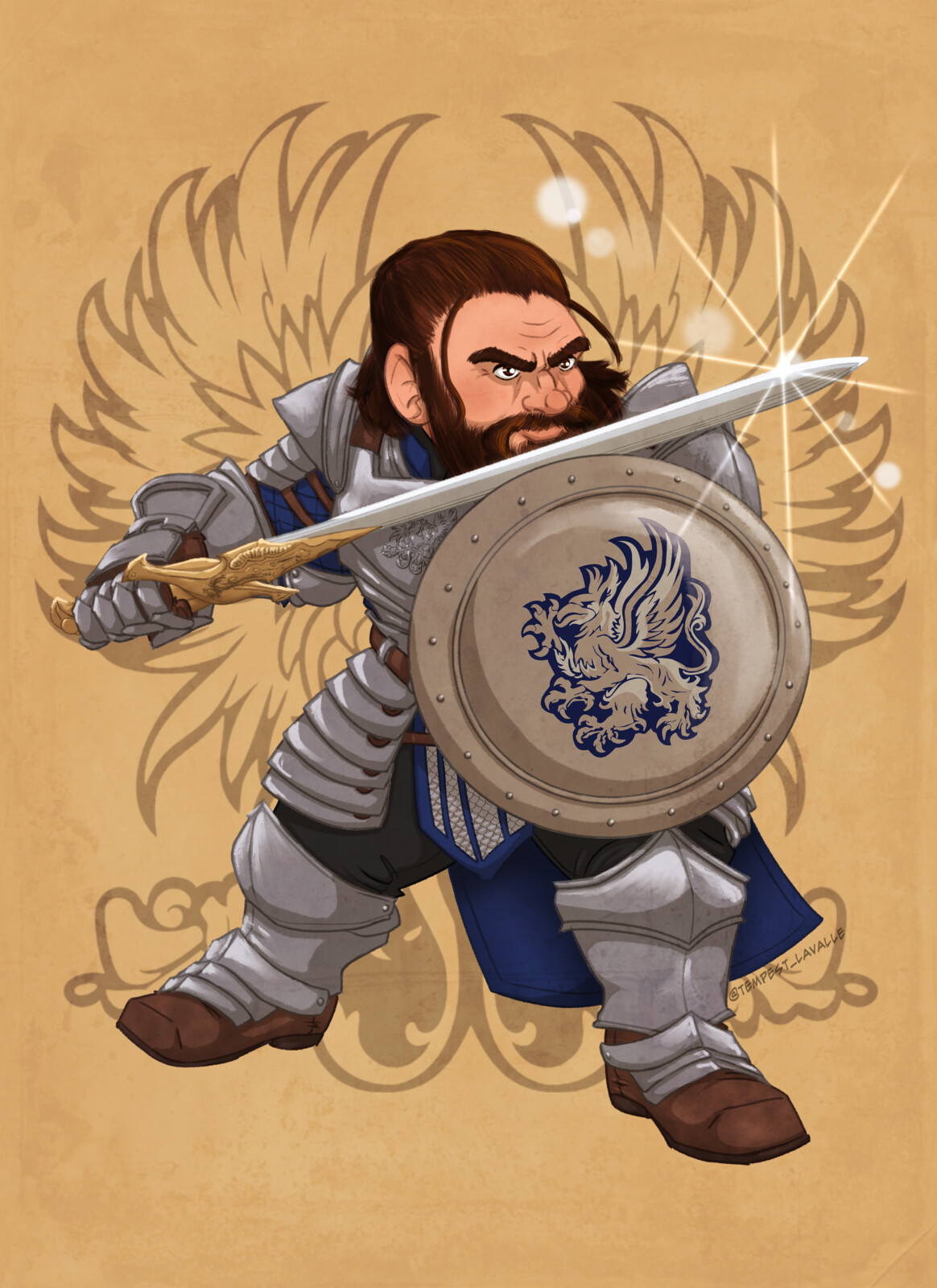 Natasha de Gracia - Durin Aeducan: Greywarden Hero of Fereldan