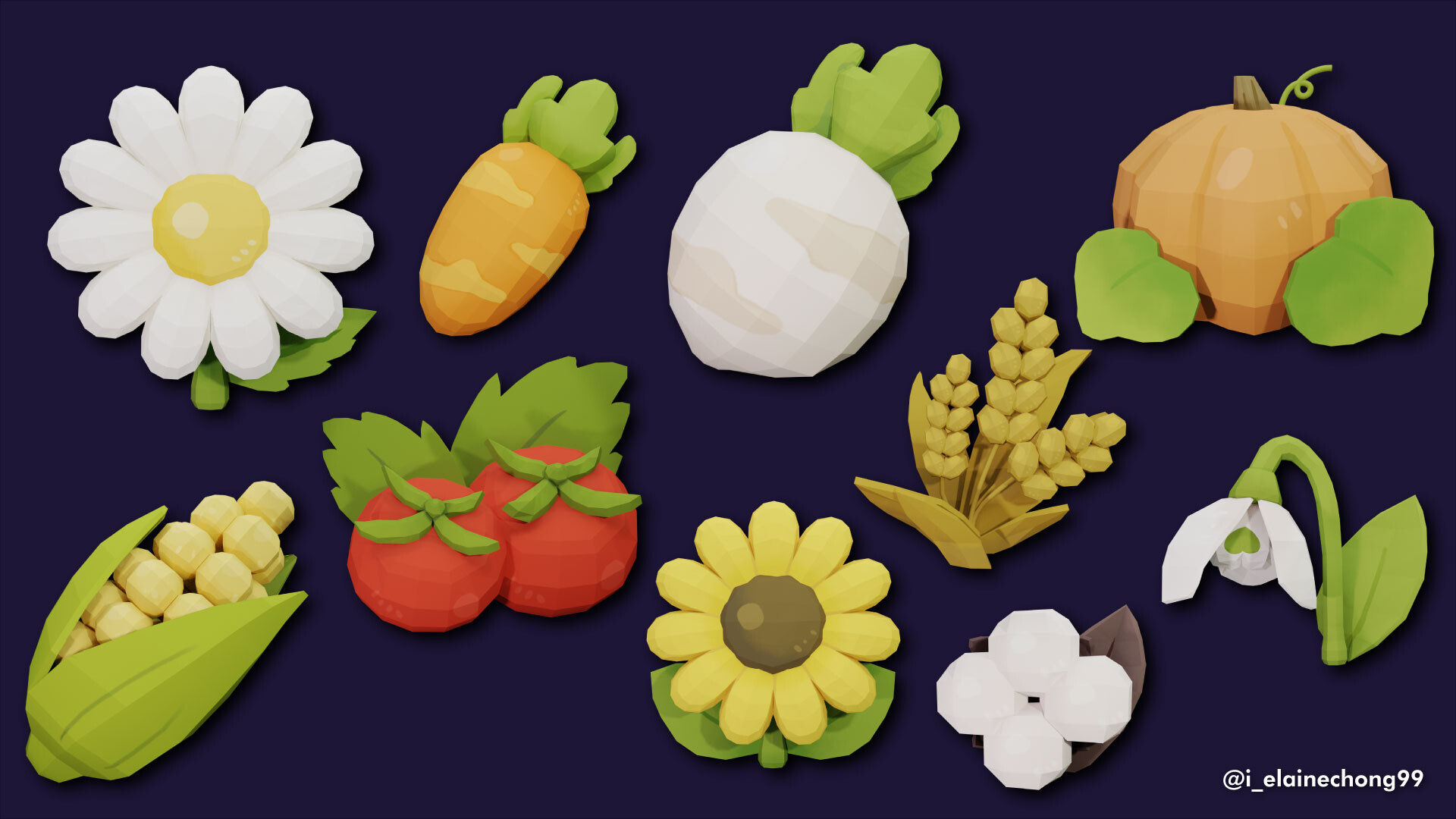 ArtStation - Crops_3D Model