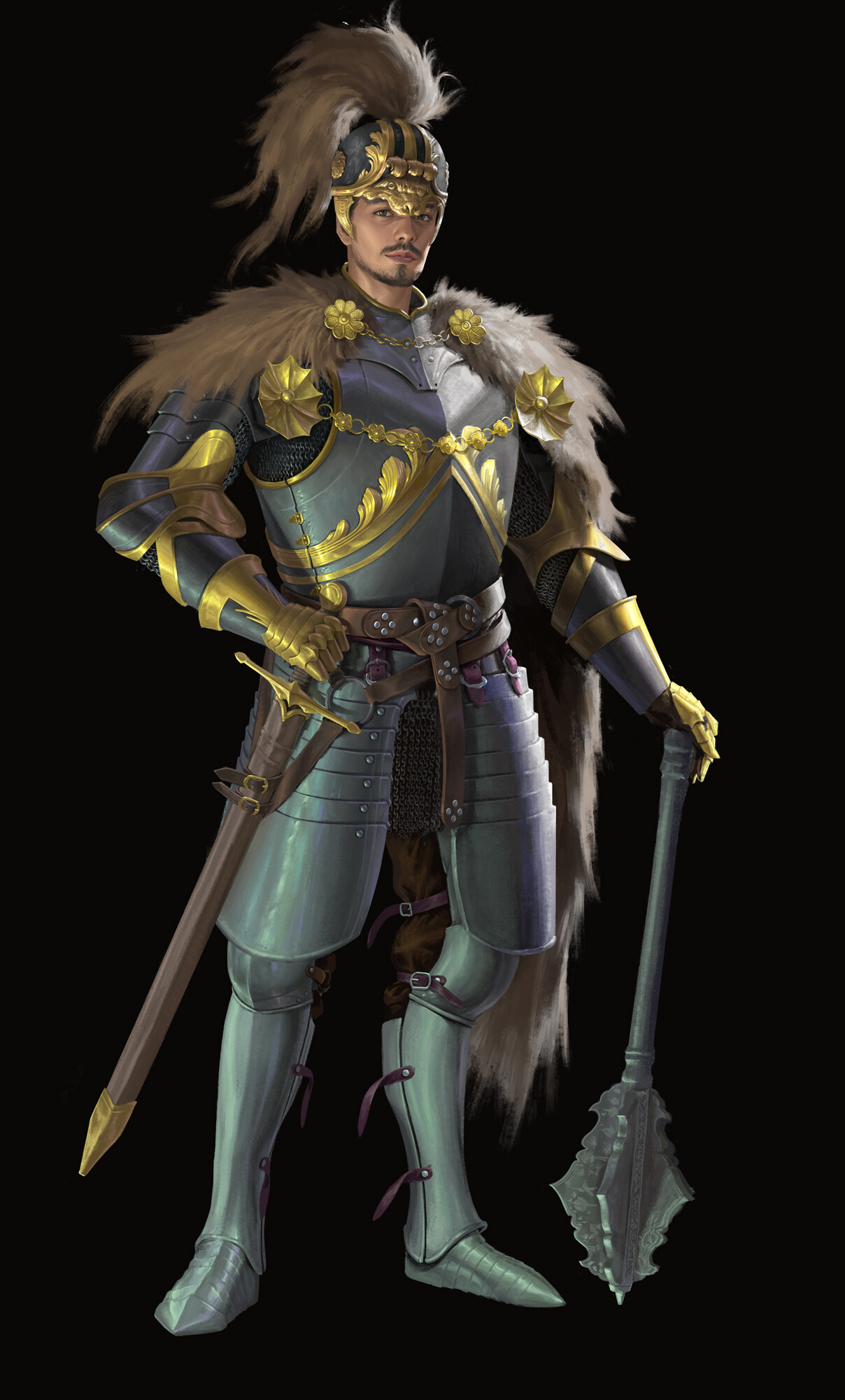 ArtStation - Noble Knights in Fur