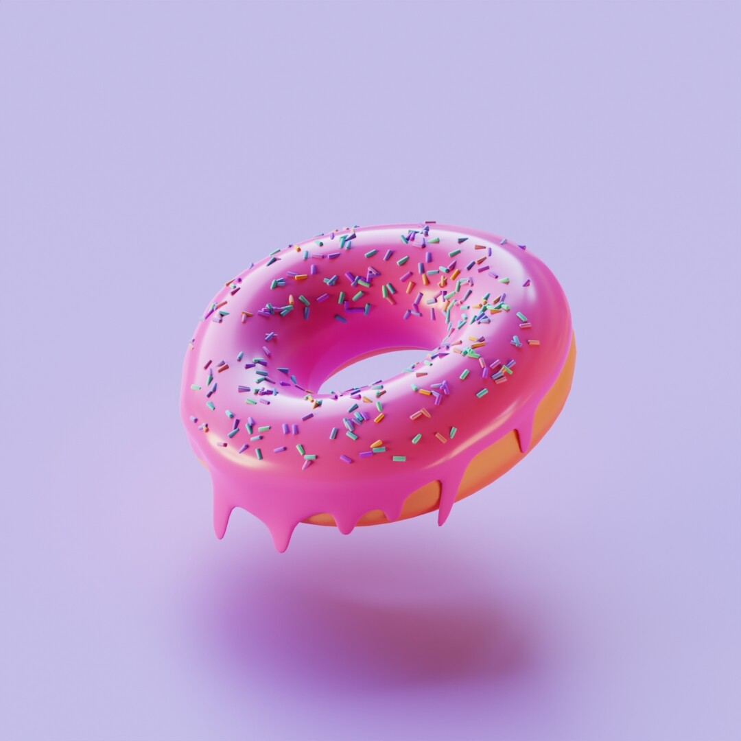 ArtStation - 3D Donut
