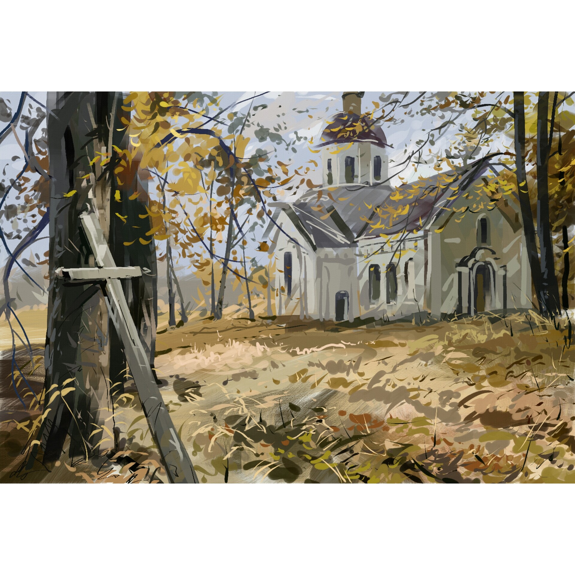 ArtStation - Leaf fall