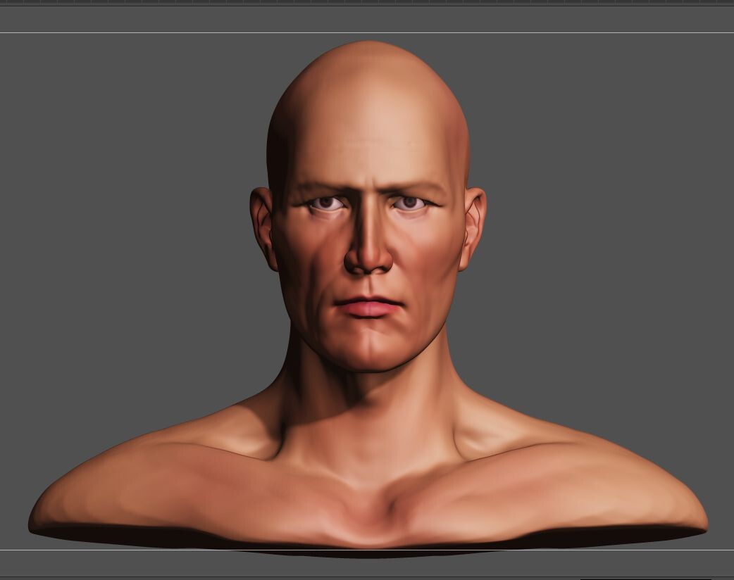 ArtStation - Male Bust
