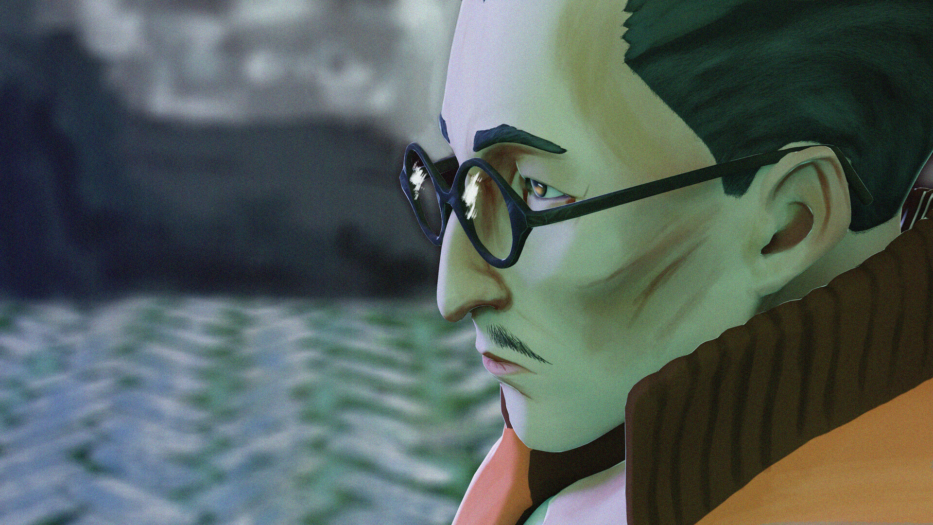 Gleb Val - Kim Kitsuragi from Disco Elysium (in Arcane like style)