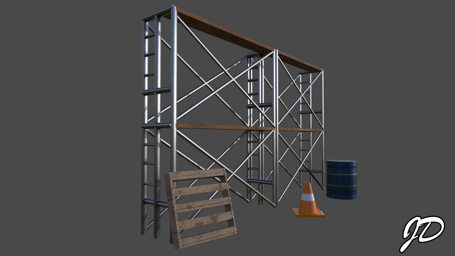 ArtStation - Construction Site Props