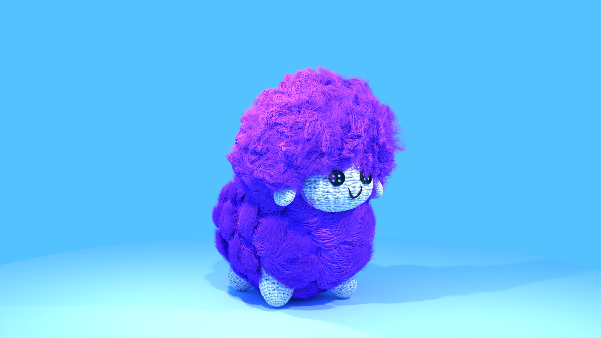 ArtStation - Fluffy toy sheep