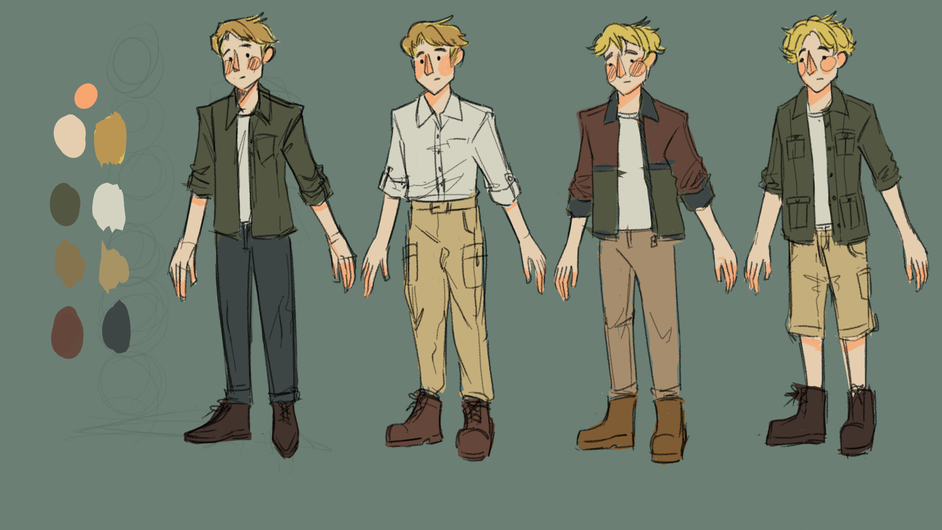 ArtStation - the pursuit character dev