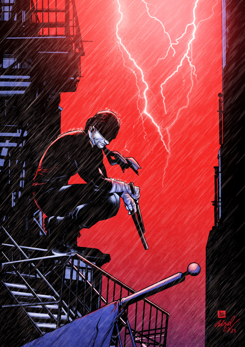 ArtStation - Daredevil COLORS sample