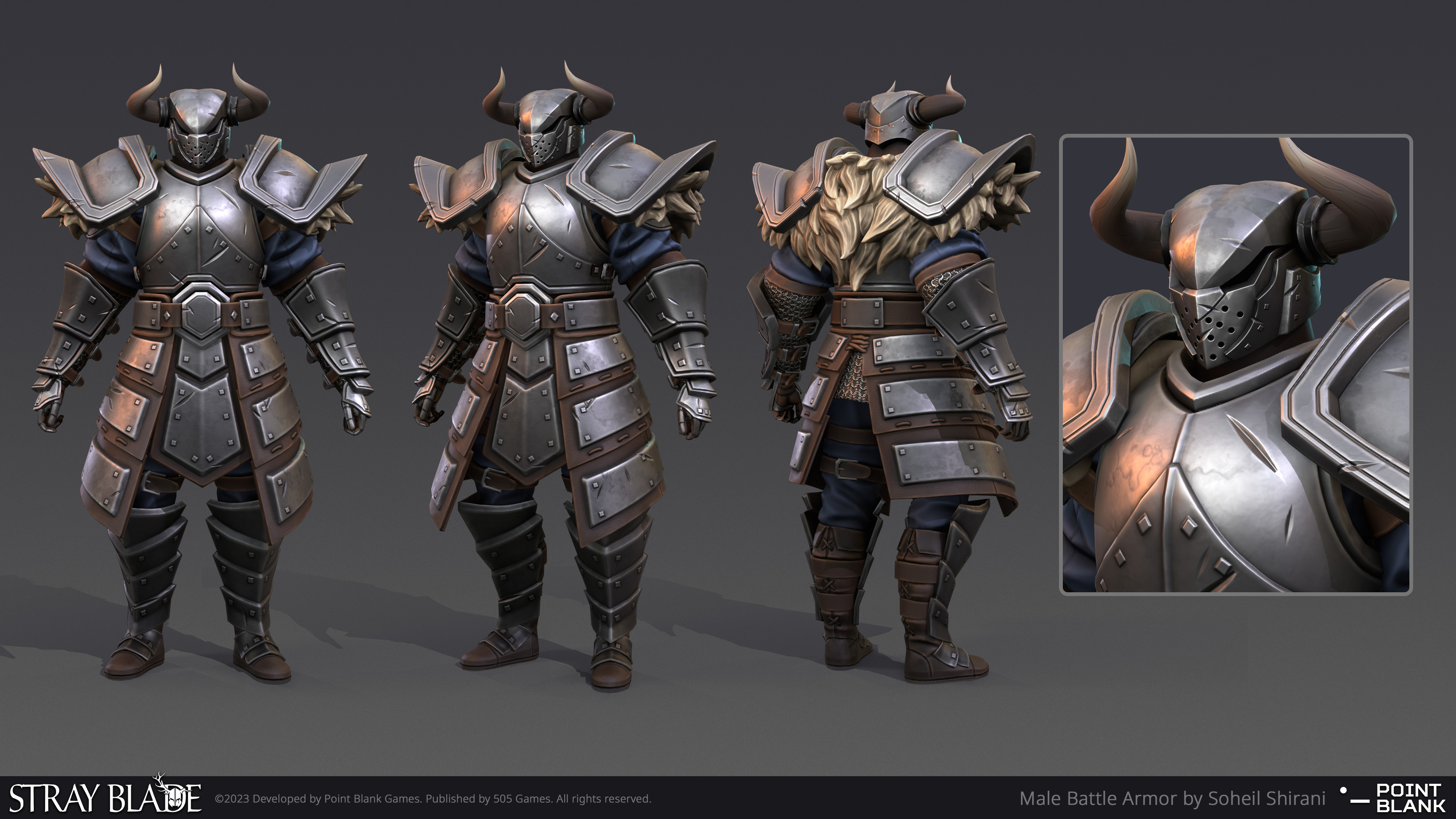 Soheil Shirani - STRAY BLADE - Battle Armor