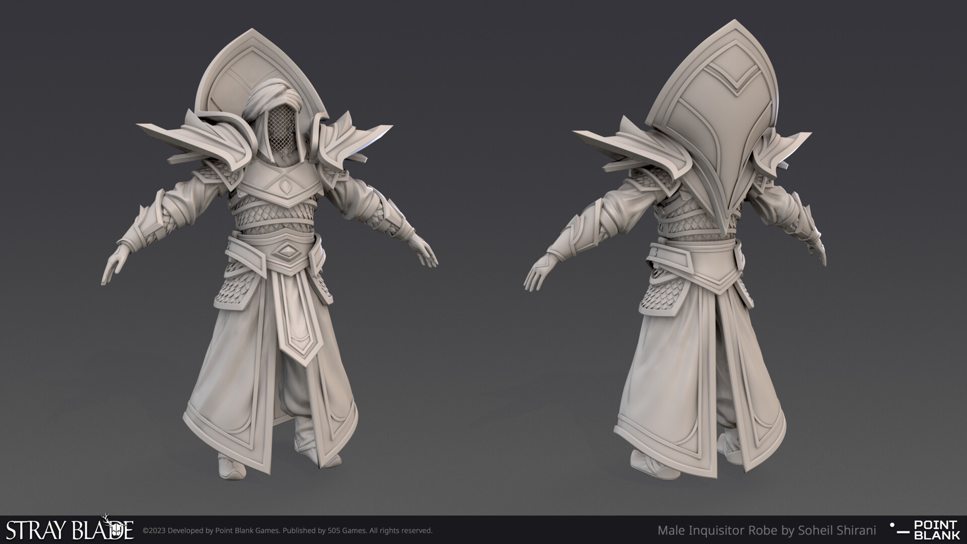 Soheil Shirani - STRAY BLADE - Inquisitor Robe