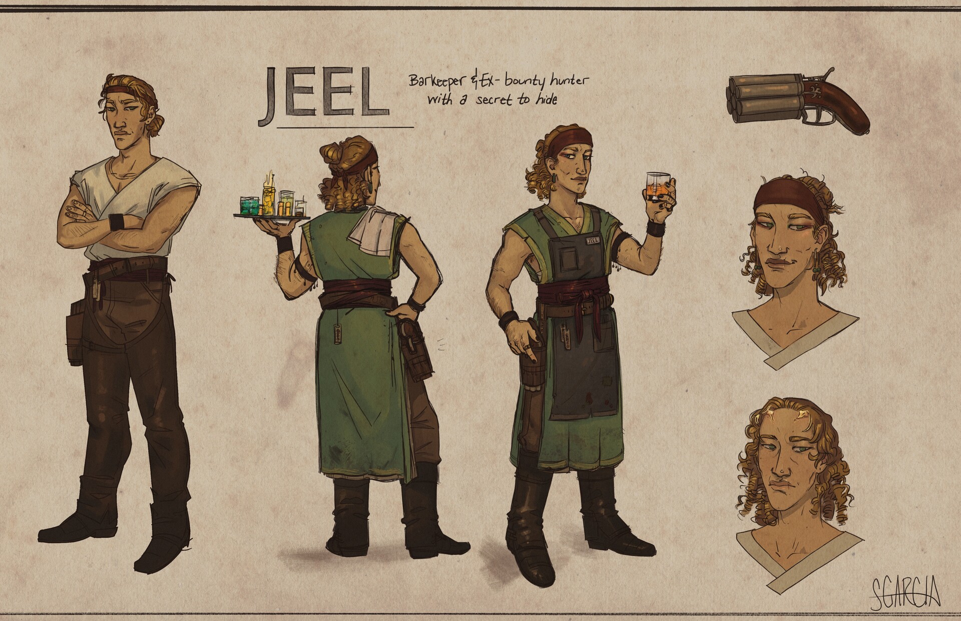 ArtStation - Barkeep Jeel