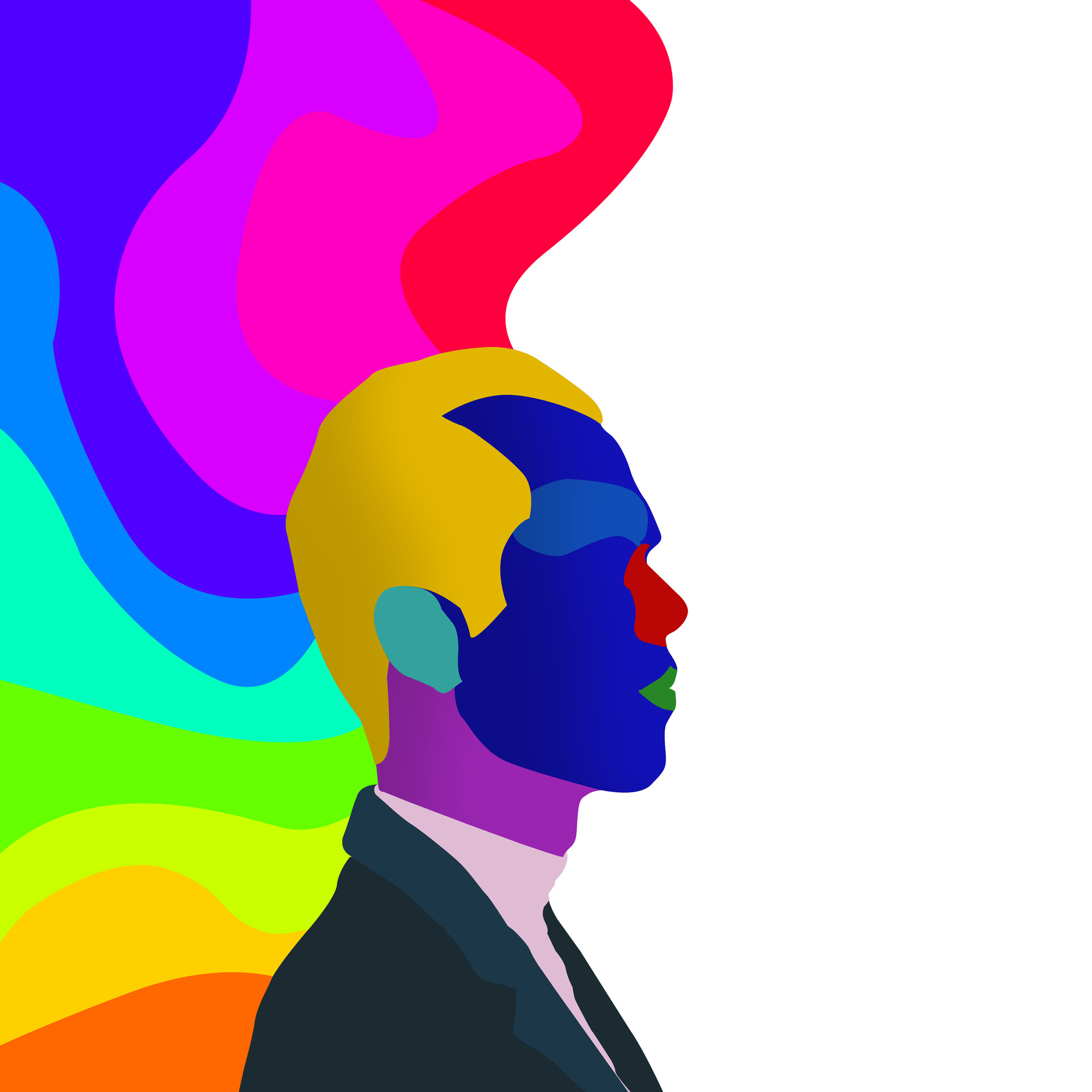 ArtStation - Colored Man