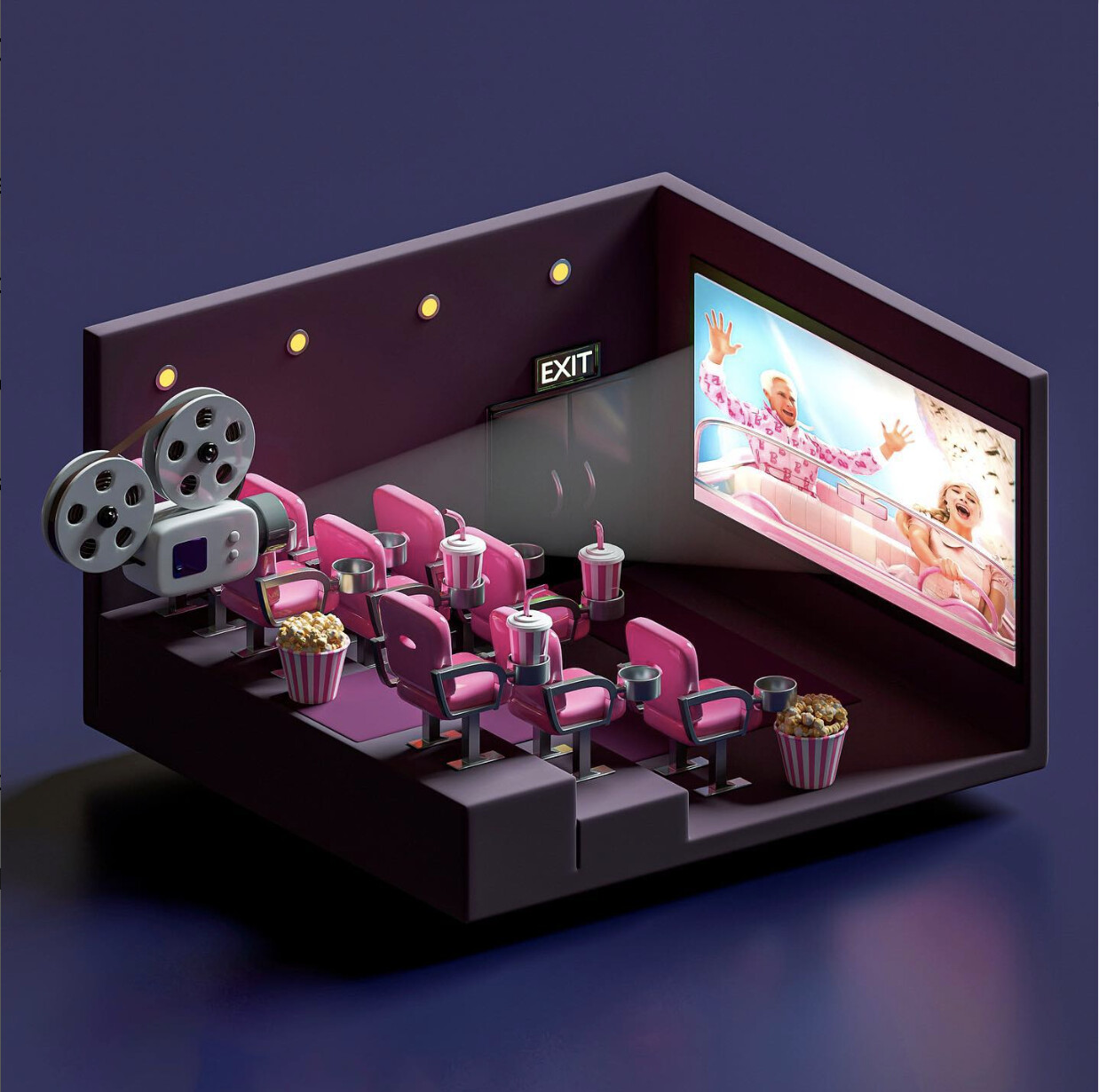 ArtStation - Barbie movie in cinema