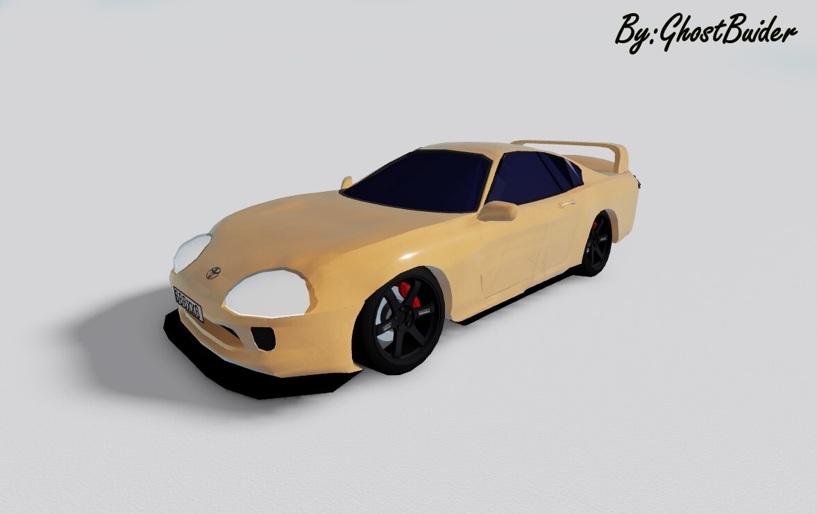 ArtStation - Supra 3d model (Low poly)