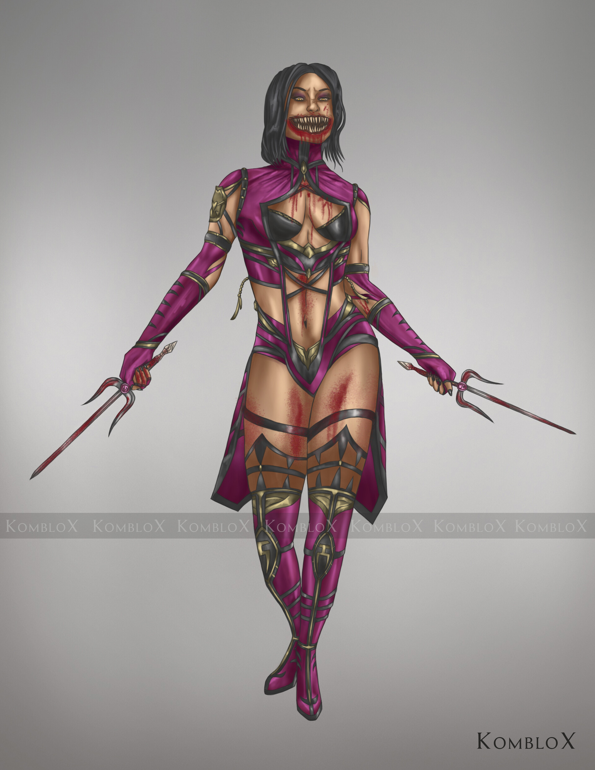 Mileena Mortal Kombat 9 Unmasked How To Draw Mileena, Mileena, Mortal