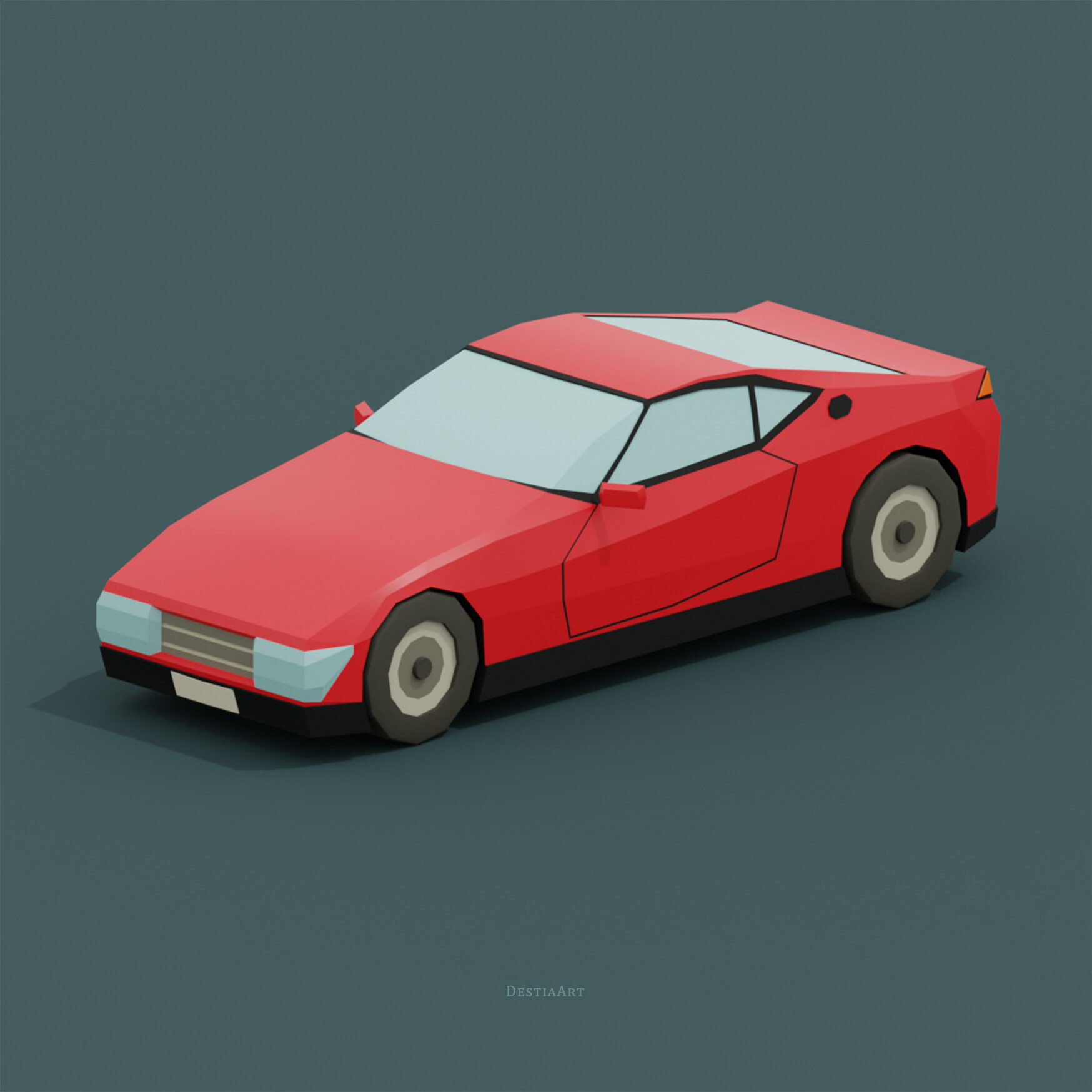 ArtStation - 3D Car