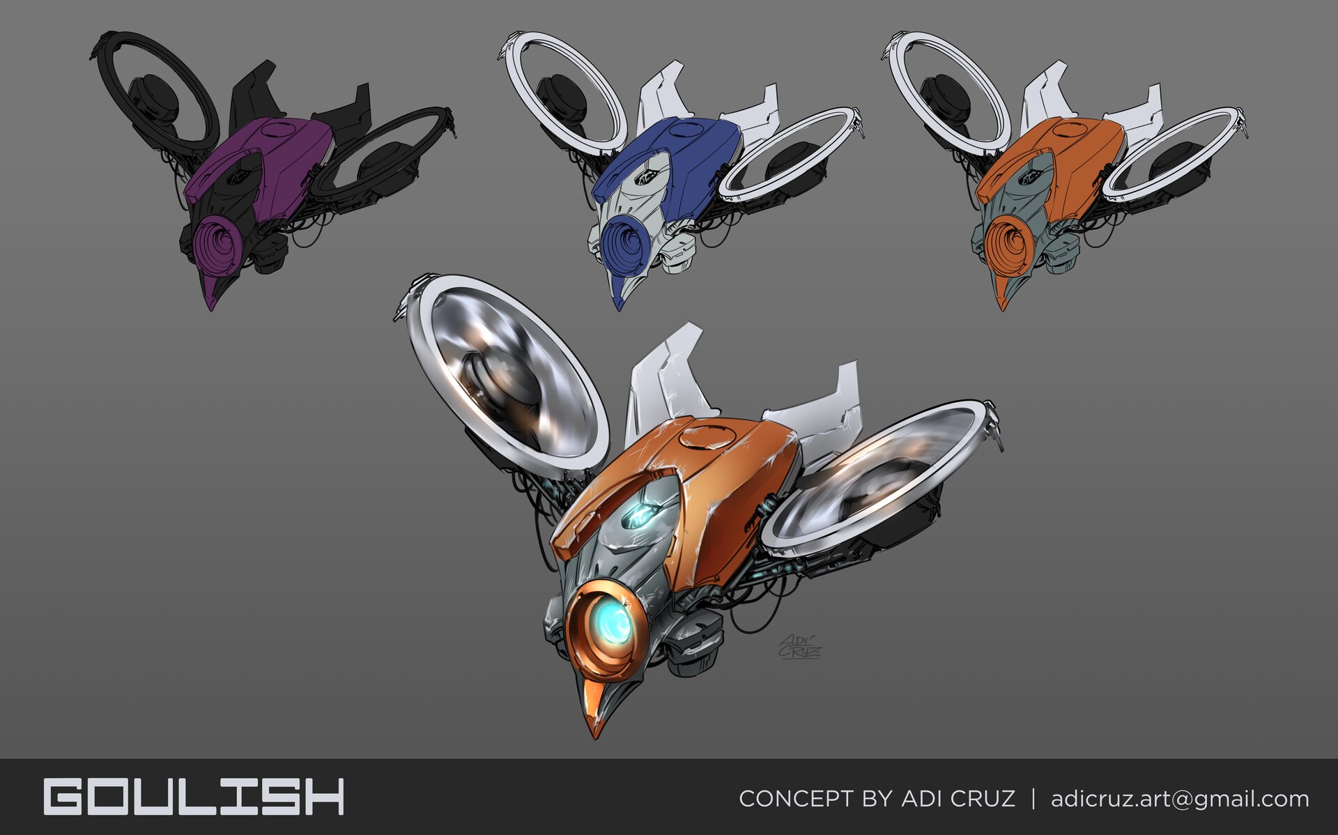 ArtStation - Concept Tactical Drone - (2020)