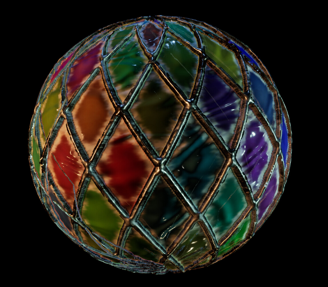 ArtStation - Stained Glass Texture