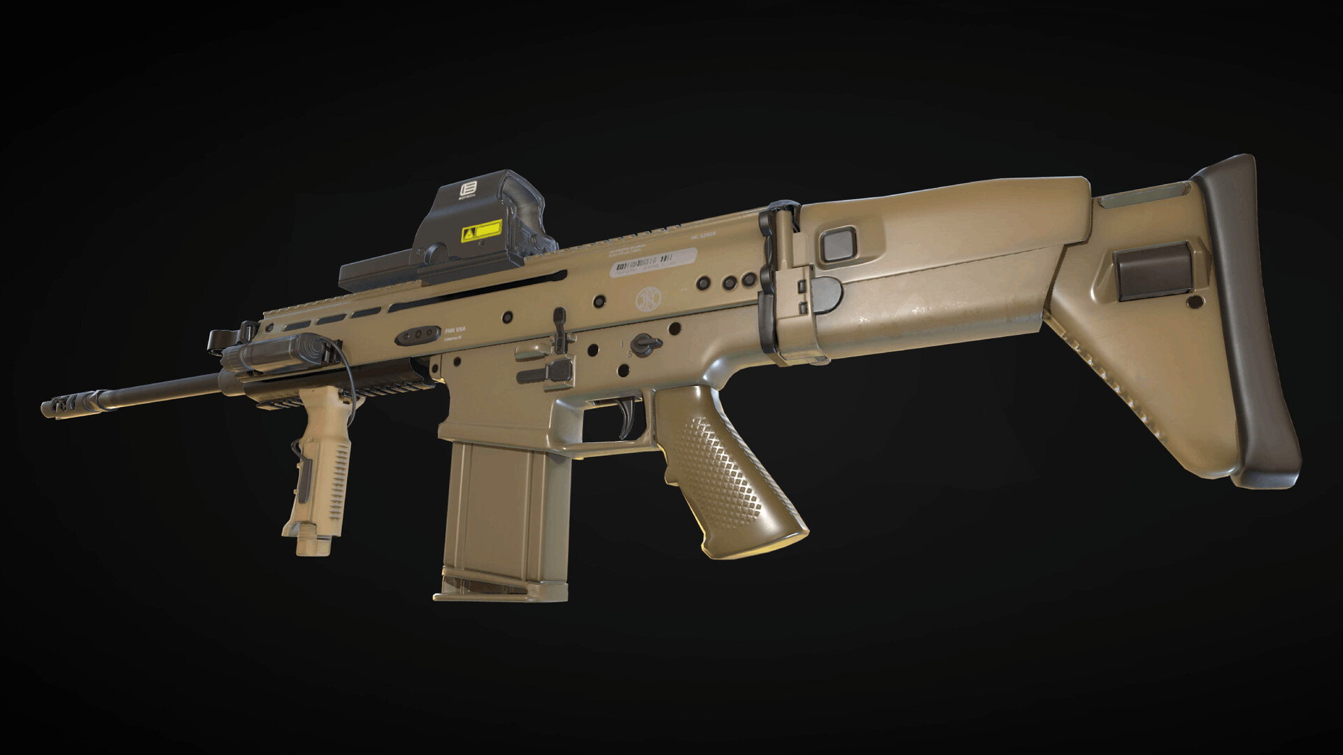 ArtStation - FN-Scar 17S Gun