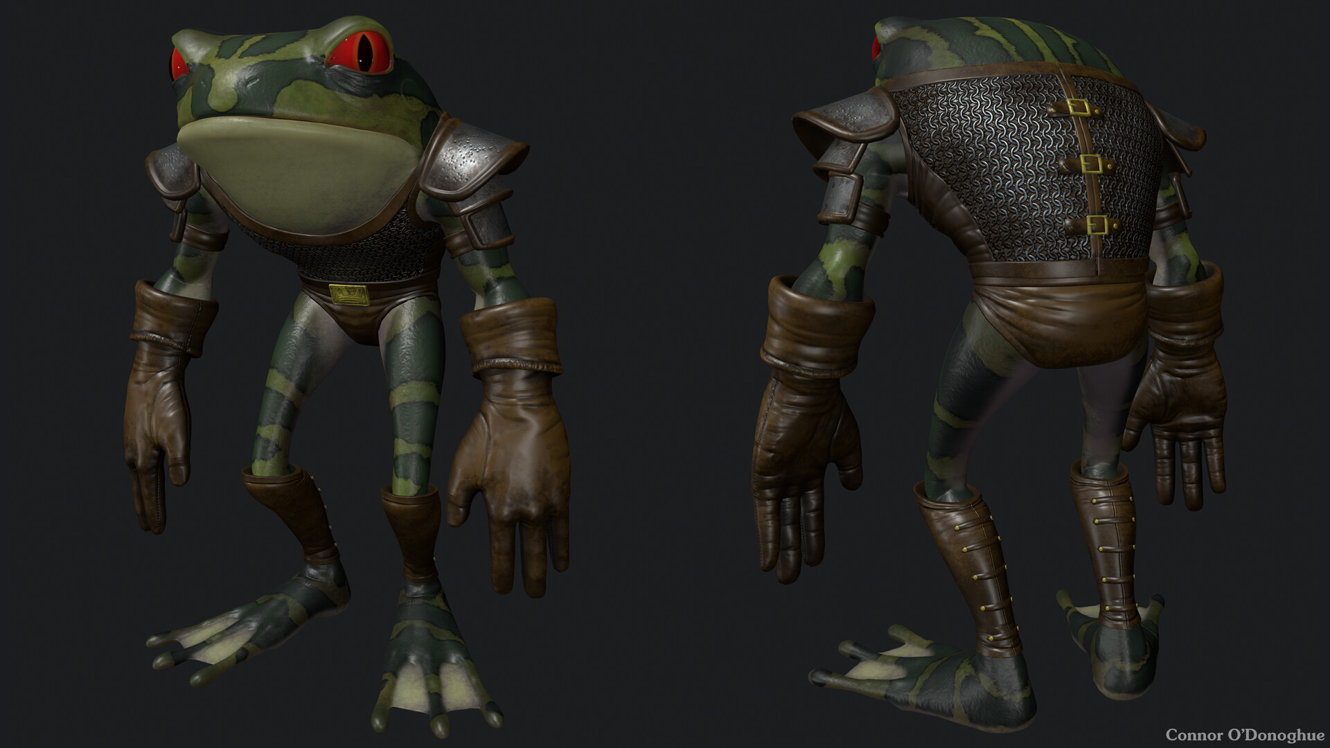 Connor (Zukan) O'Donoghue - Froglok - EverQuest Fan Art