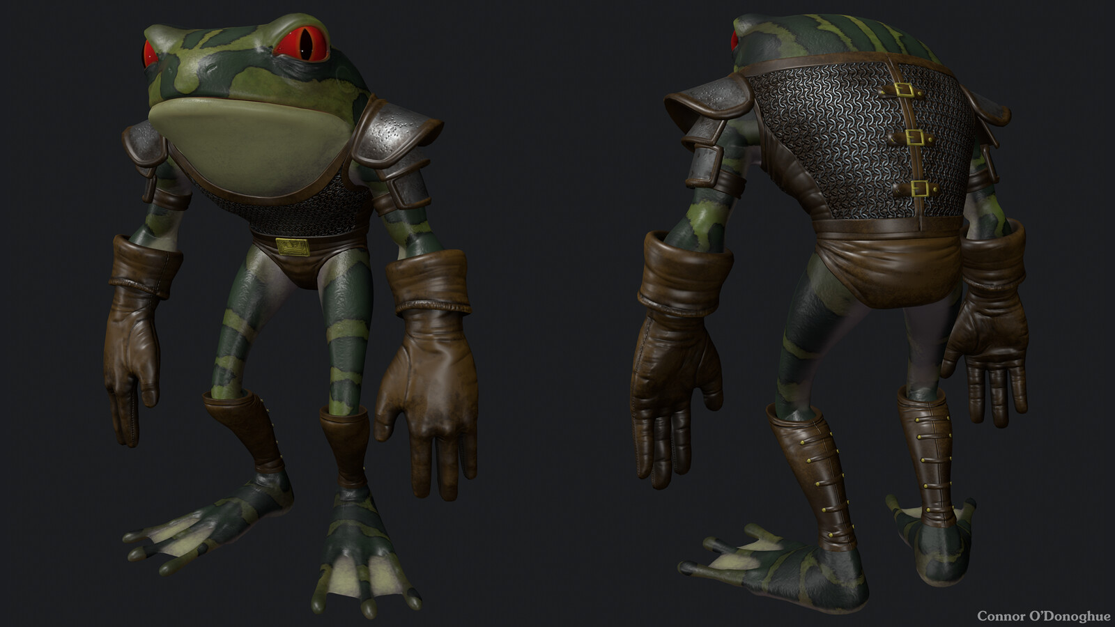 Connor (Zukan) O'Donoghue - Froglok - EverQuest Fan Art