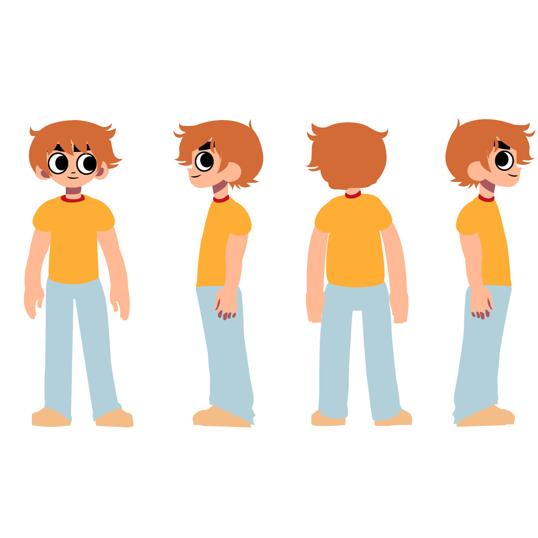 ArtStation - Scott Pilgrim Turnaround